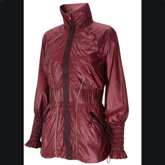 Sweaty Betty | Jackets & Coats | Sweaty Betty Maroon Velocity Jacket | Poshmark